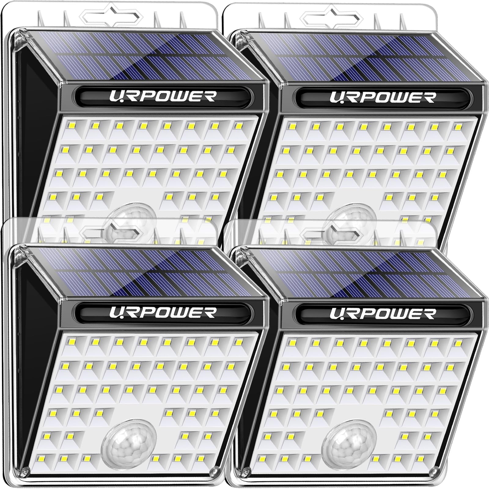 URPOWER Solar Lights Outdoor, 40 LED Motion Sensor Security Lights ...