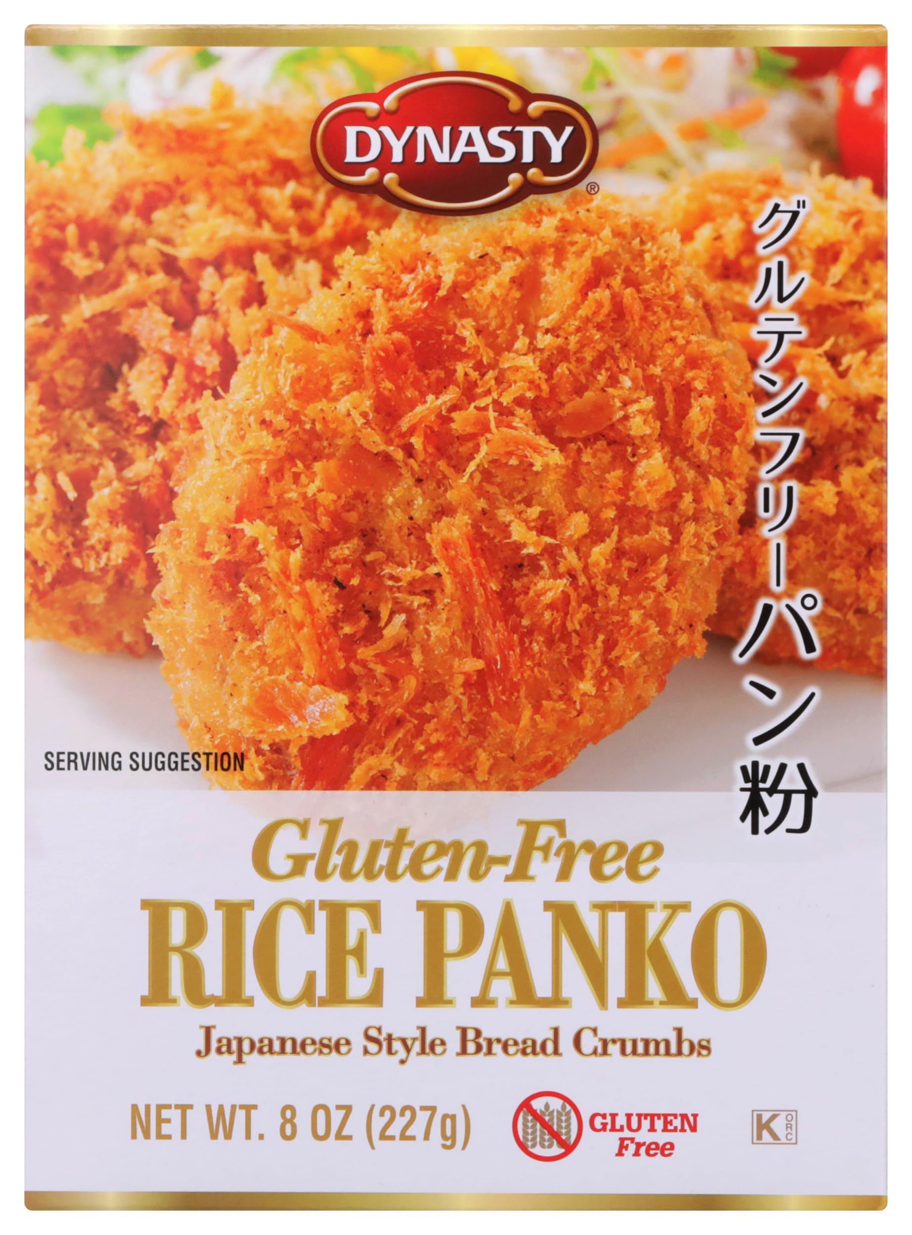 Amazon.com : Dynasty Rice Panko Bread Crumbs, Gluten Free, 8 Ounces ...