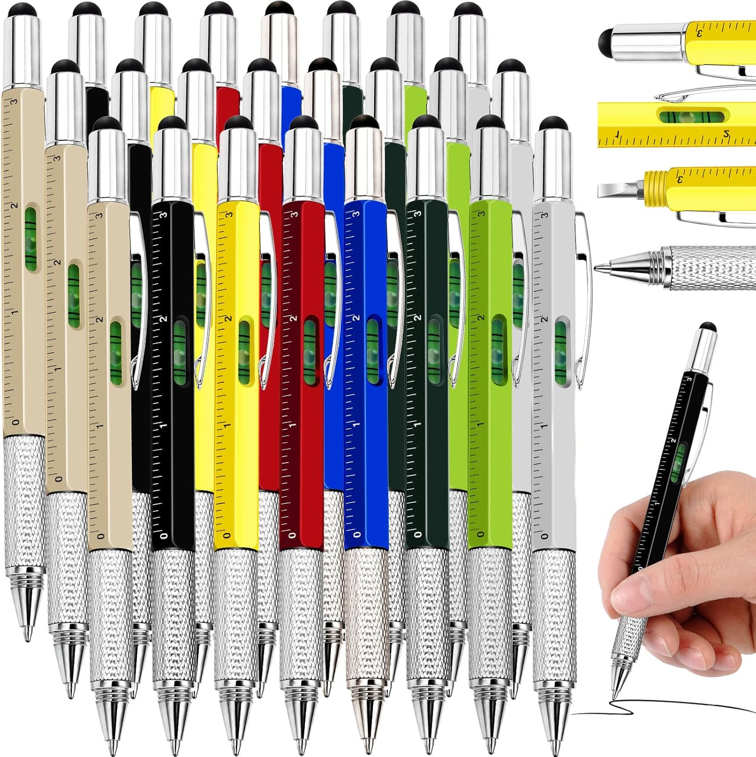 Amazon.com: Zhanmai 168 Pcs Multi Tool Pen Gifts for Men 6 in 1 ...