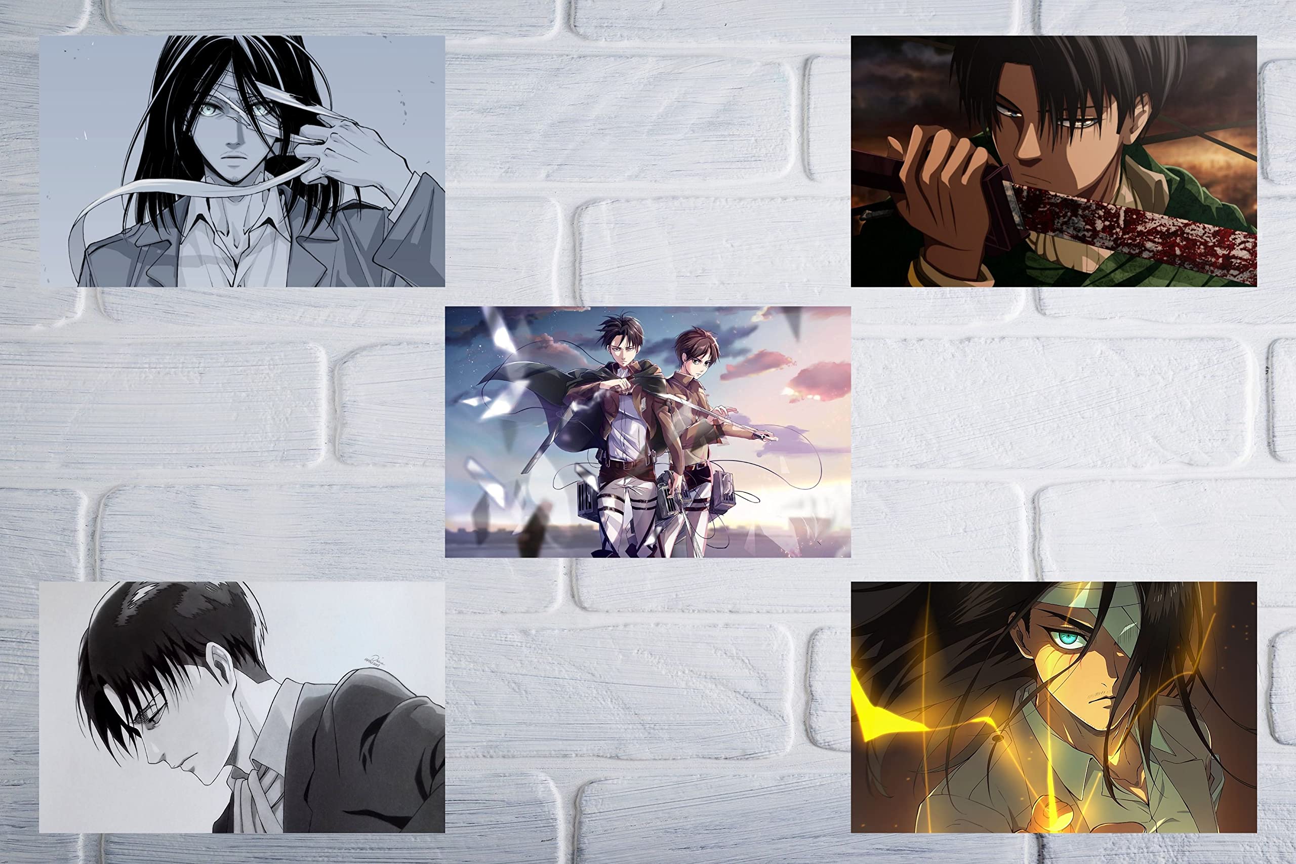 Buy Attack on Titan Anime , Eren Yeager and Levi Ackreman for Gaming ...