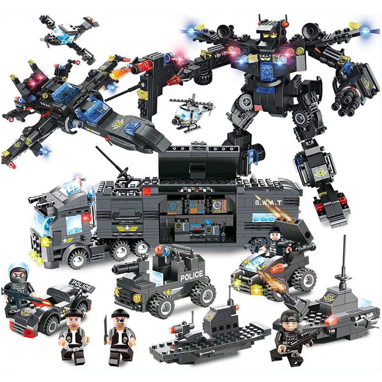 Buy City Special Forces Mobile Command Center, Children's Building ...