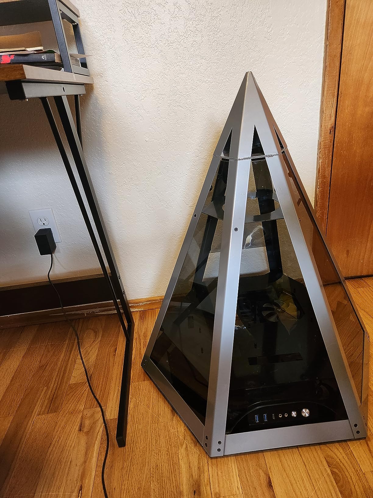 $28/mo - Finance KEDIERS Diamond Pyramid ATX PC Case Innovative Gaming ...