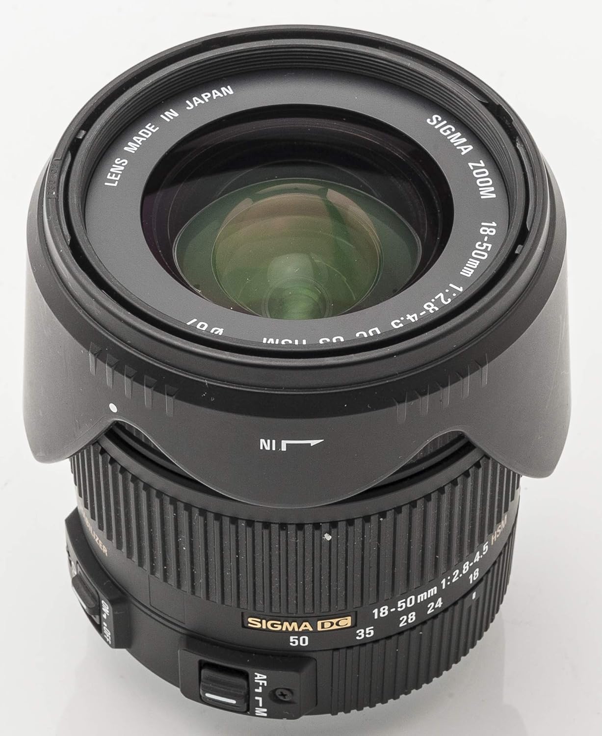 Sigma 18-50mm f/2.8-4.5 SLD Aspherical DC Optical Stabilized (OS) Lens ...