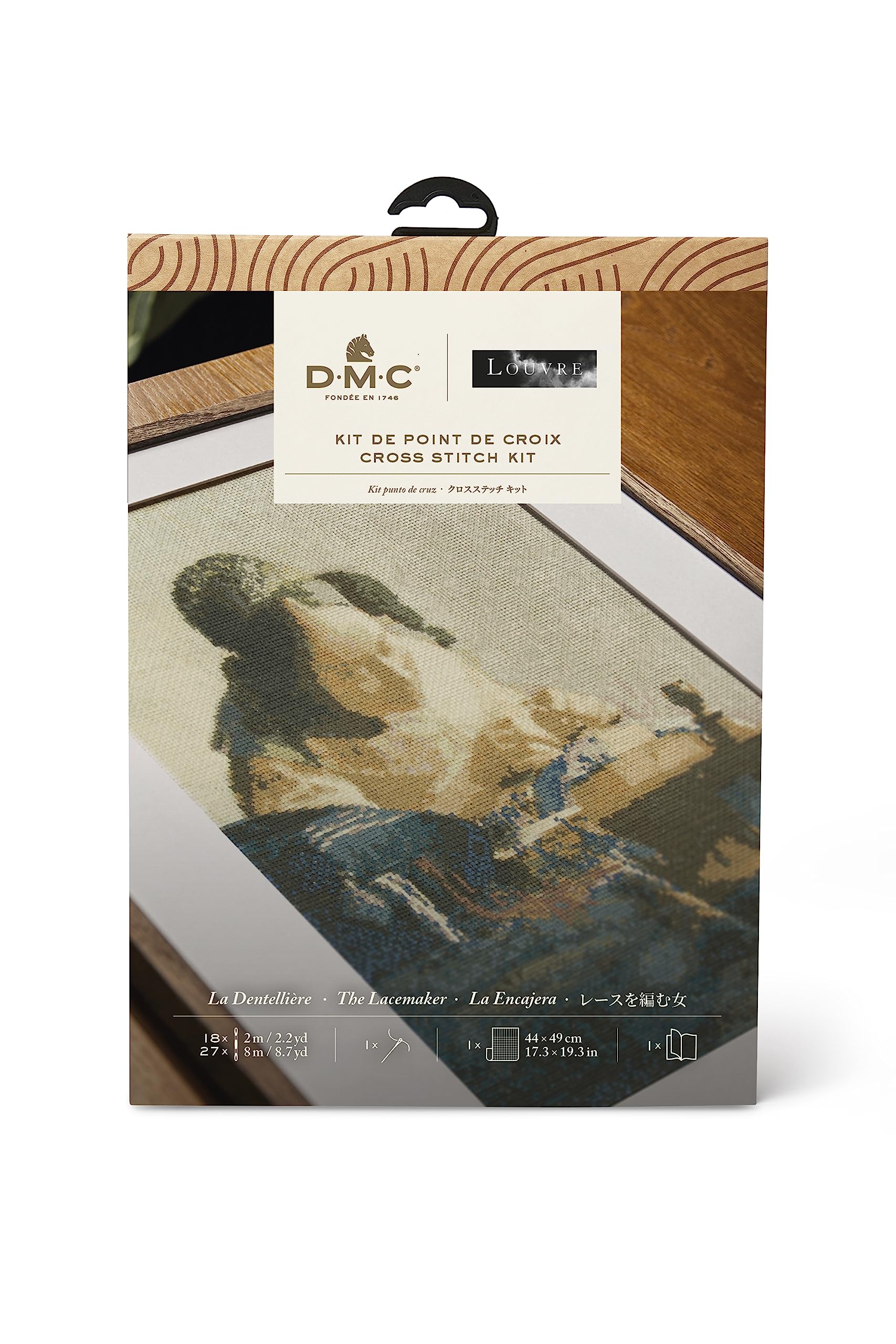 DMC The Lacemaker Cross Stitch Kit : Amazon.co.uk: Home & Kitchen