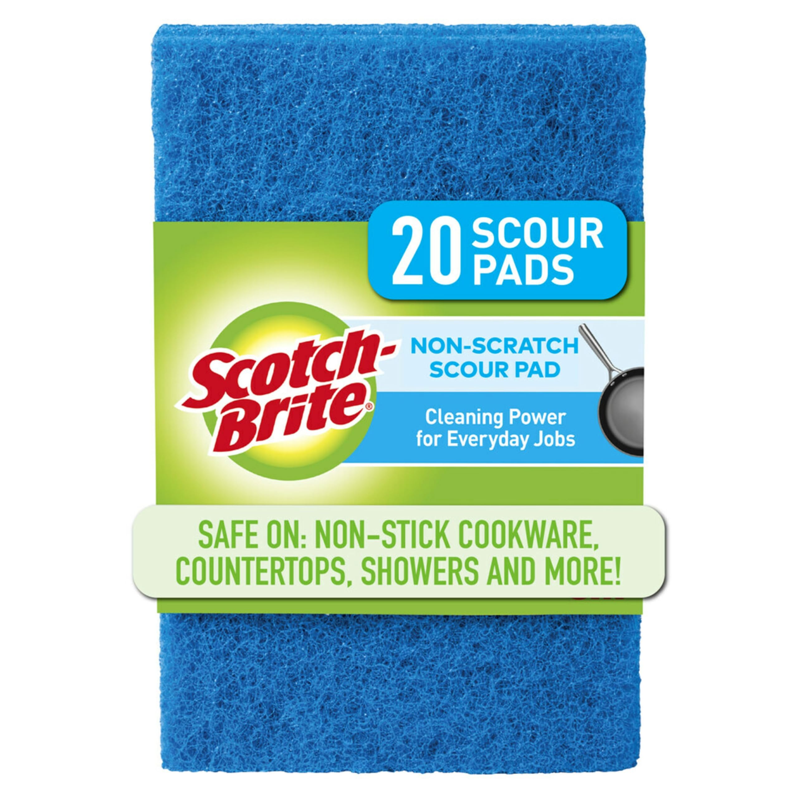 Scotch-Brite Non-Scratch Scour Pads, Scouring Pads for Kitchen and Dish ...