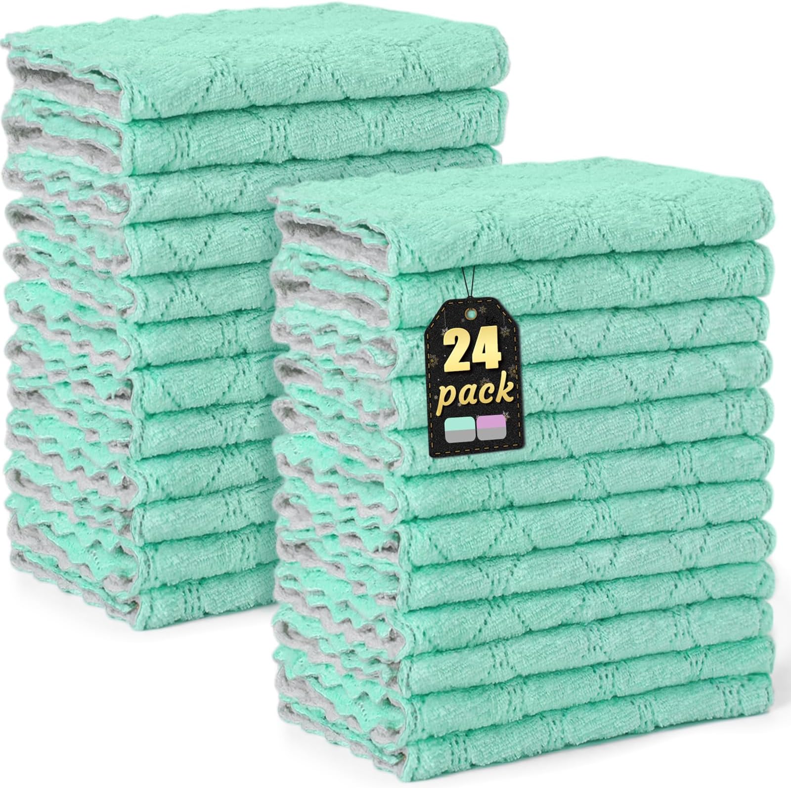 Amazon.com: Small Reusable Cleaning Cloths, 6 x 10 inch, Super ...