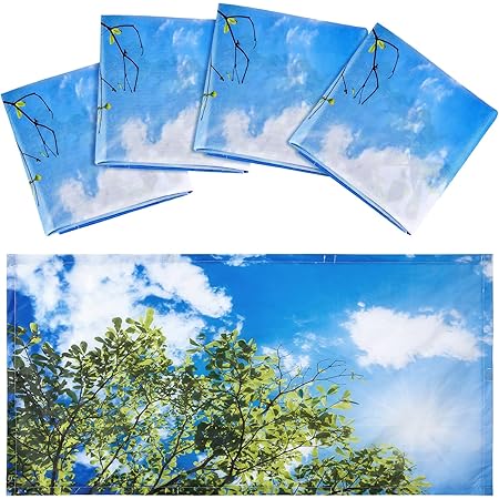 4 Pack Fluorescent Magnetic Light Shade Panel Ceiling Magnetic Light ...