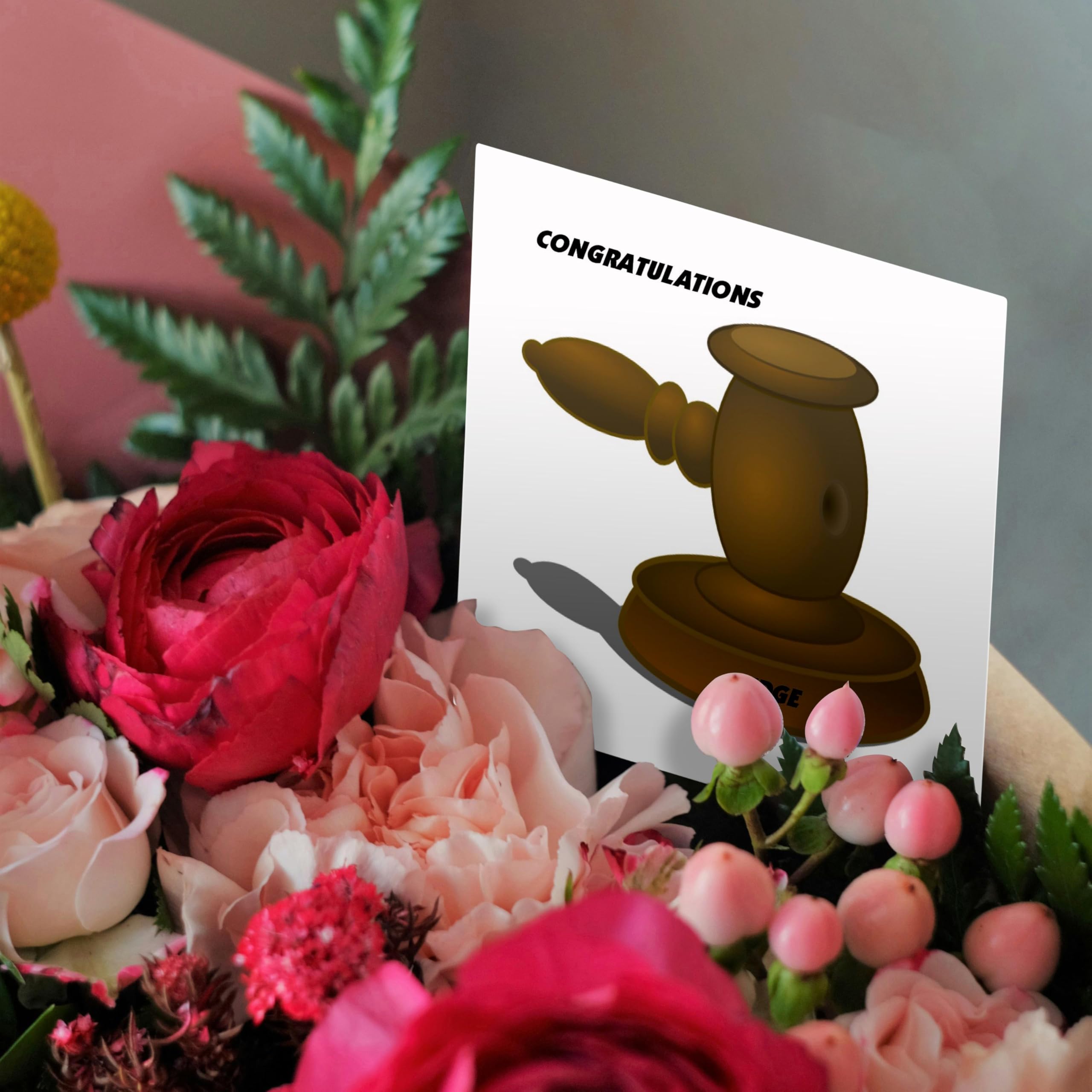 Judge Congratulations Greeting Card New Job Card Templates For Cutting