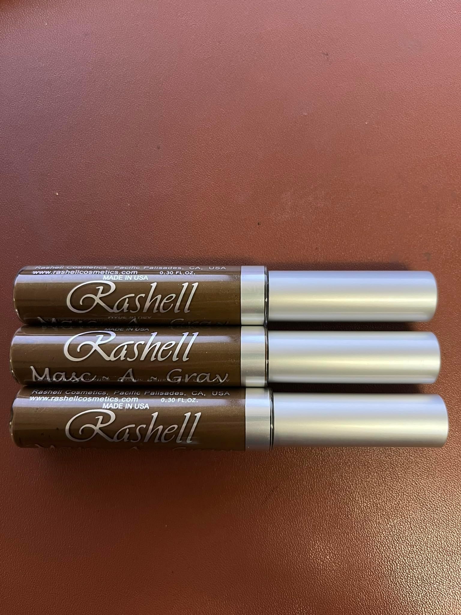 Amazon.com: (3 Pack) RASHELL Masc-A-Gray Hair Color Mascara - Auburn ...