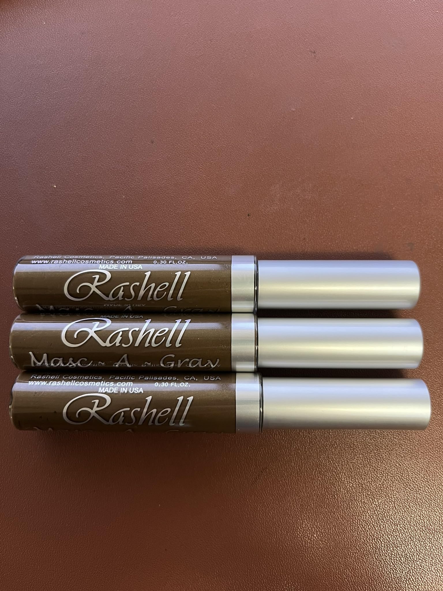 Amazon.com: (3 Pack) RASHELL Masc-A-Gray Hair Color Mascara - Brown by ...