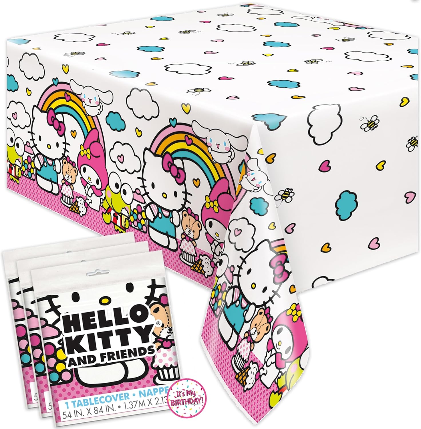 Brandclub - Unique Hello Kitty Birthday Decorations - Rectangular ...