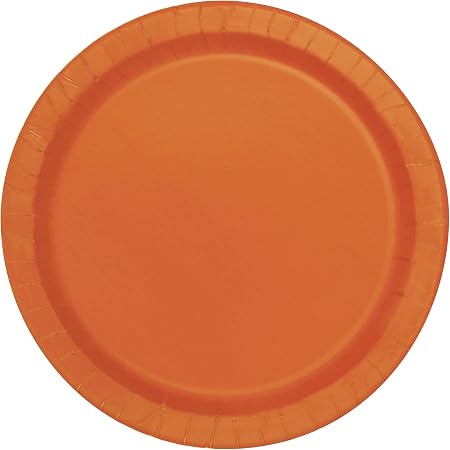 Amazon.com | Creative Converting 8 Count Oval Paper Platters, Sunkissed ...