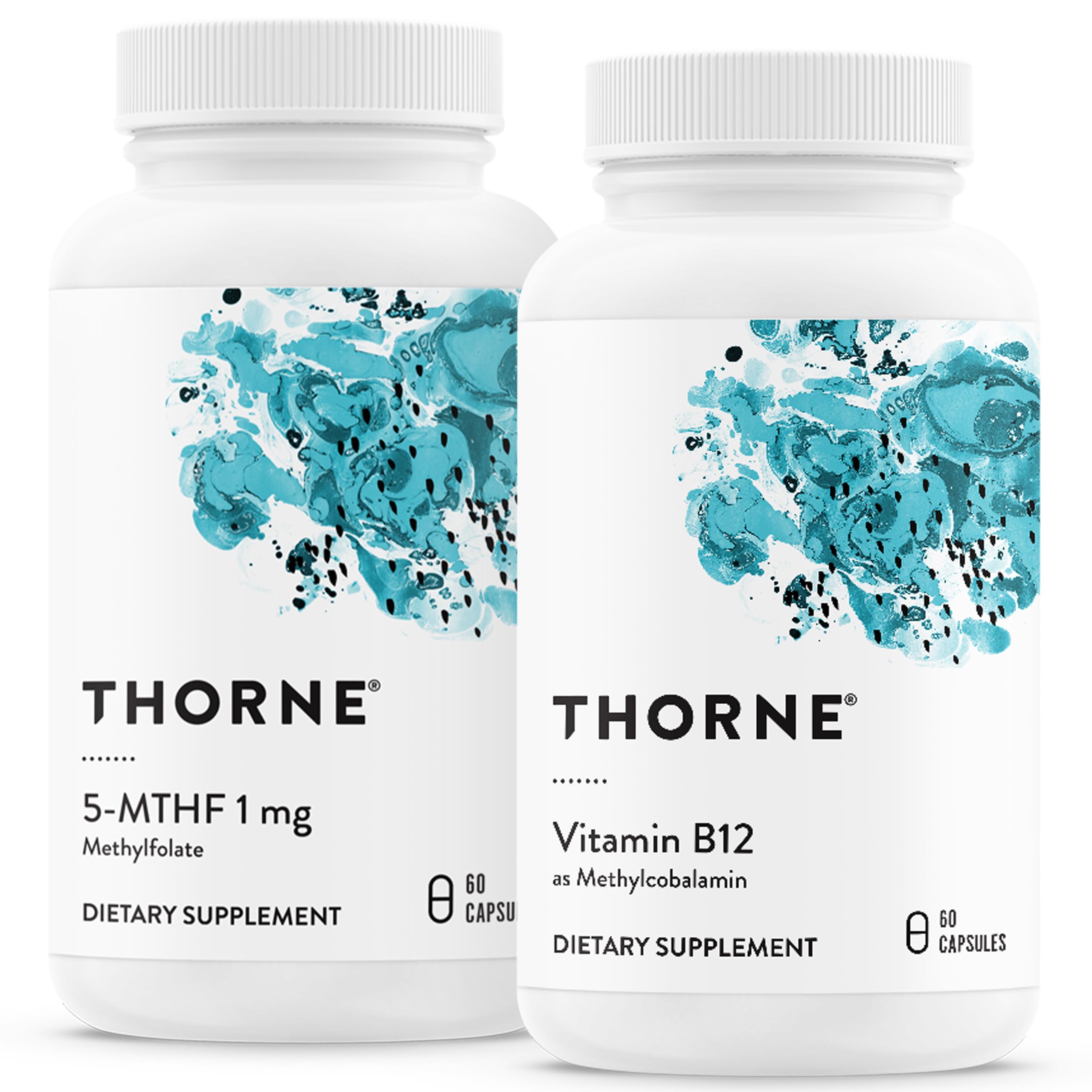 Amazon.com: THORNE 5-MTHF & Vitamin B12 Bundle - Cardiovascular & Nerve ...