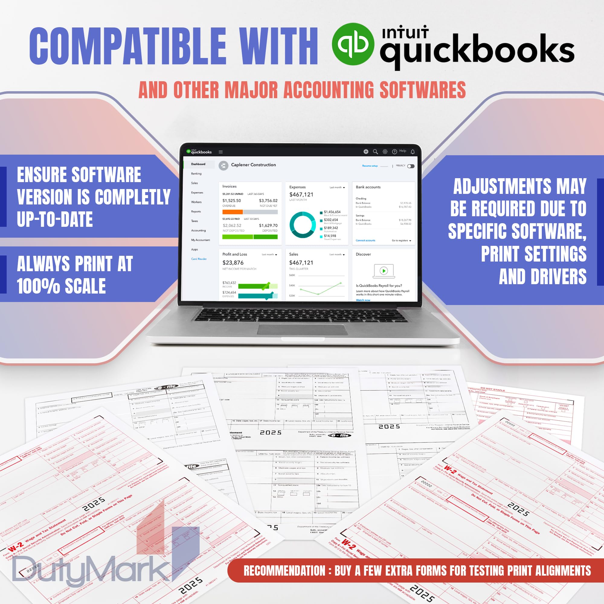 Snapklik.com : W2 Forms 2025 6 Part, Kit Of Laser W2 Tax Forms For 25 ...