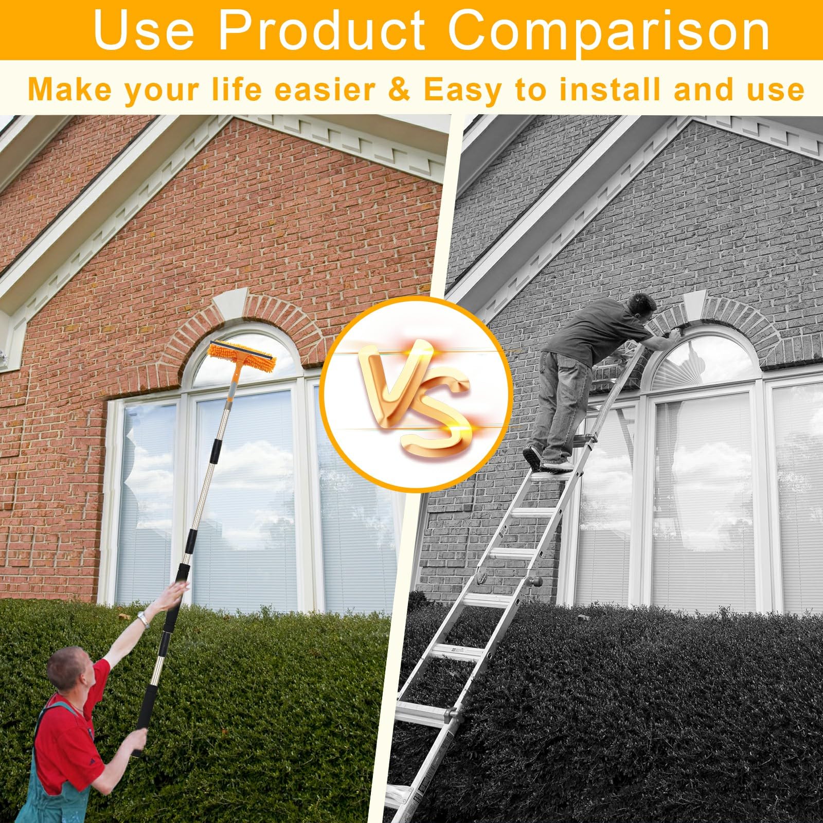 Snapklik.com : Multi-Purpose Extension Pole,2 Ft To 4 Ft Paint Roller ...