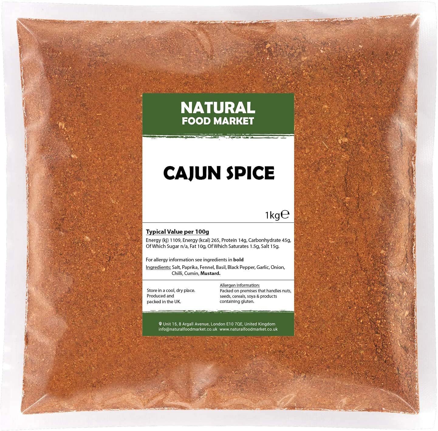 Buy Cajun Spice 1kg by Natural Food Market Online at desertcartINDIA
