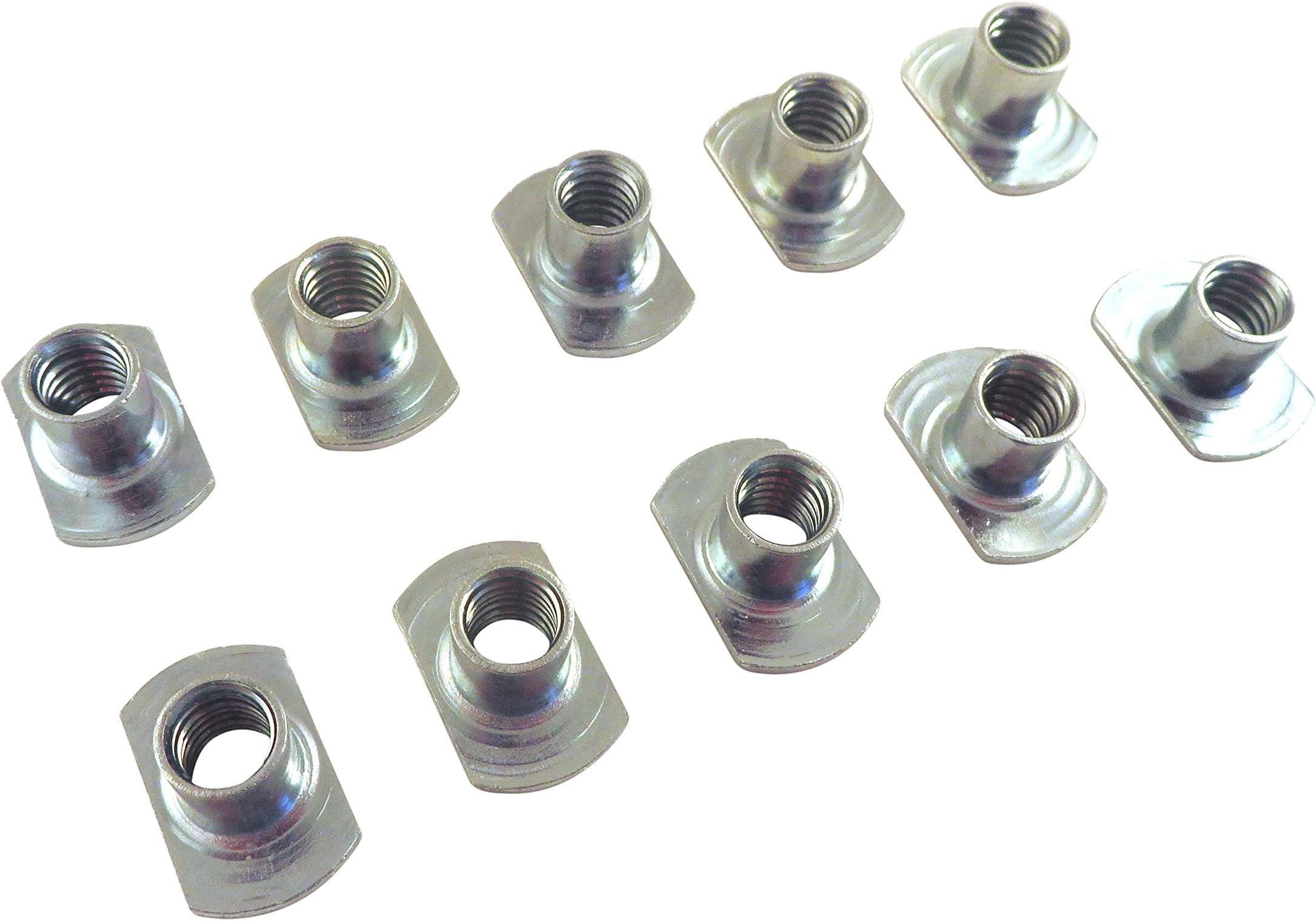 1/4-20 Oval Nuts - Zinc Plated Package of 10 - Hardware Nut And Bolt ...