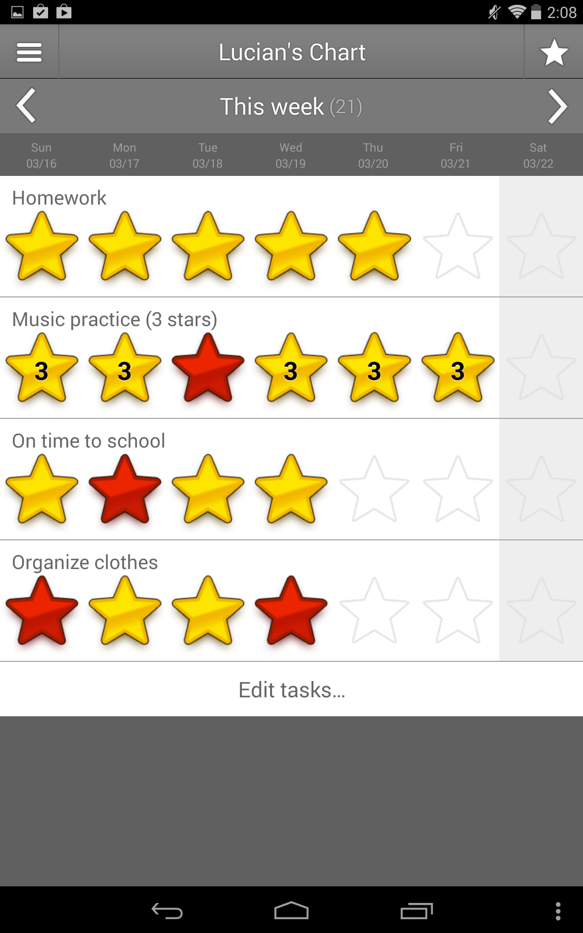 iRewardChart - App on the Amazon Appstore
