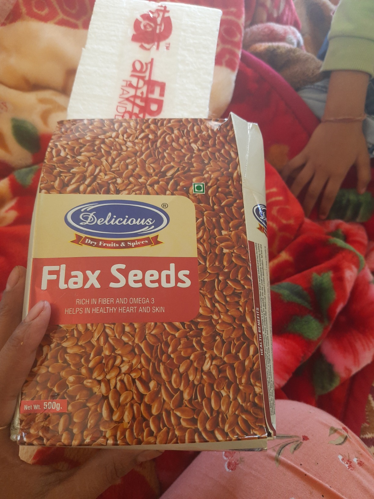 Delicious Flax Seeds 500gm | Avise Ginjalu | Alsi Seeds for Eating ...