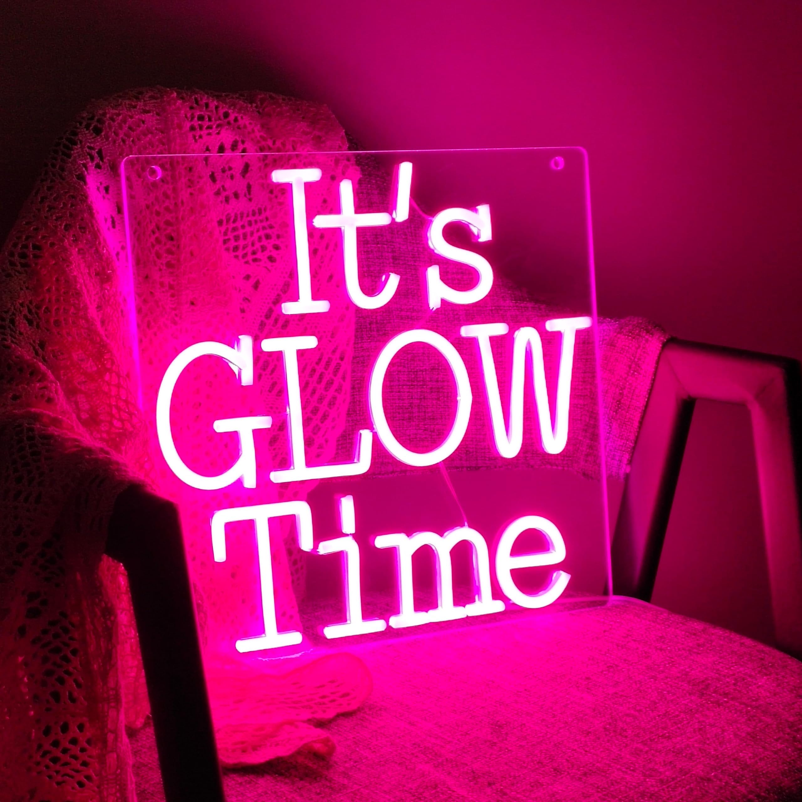 Amazon.com : Britrio Wild One Neon Light Sign for Baby Shower Girl Boy ...