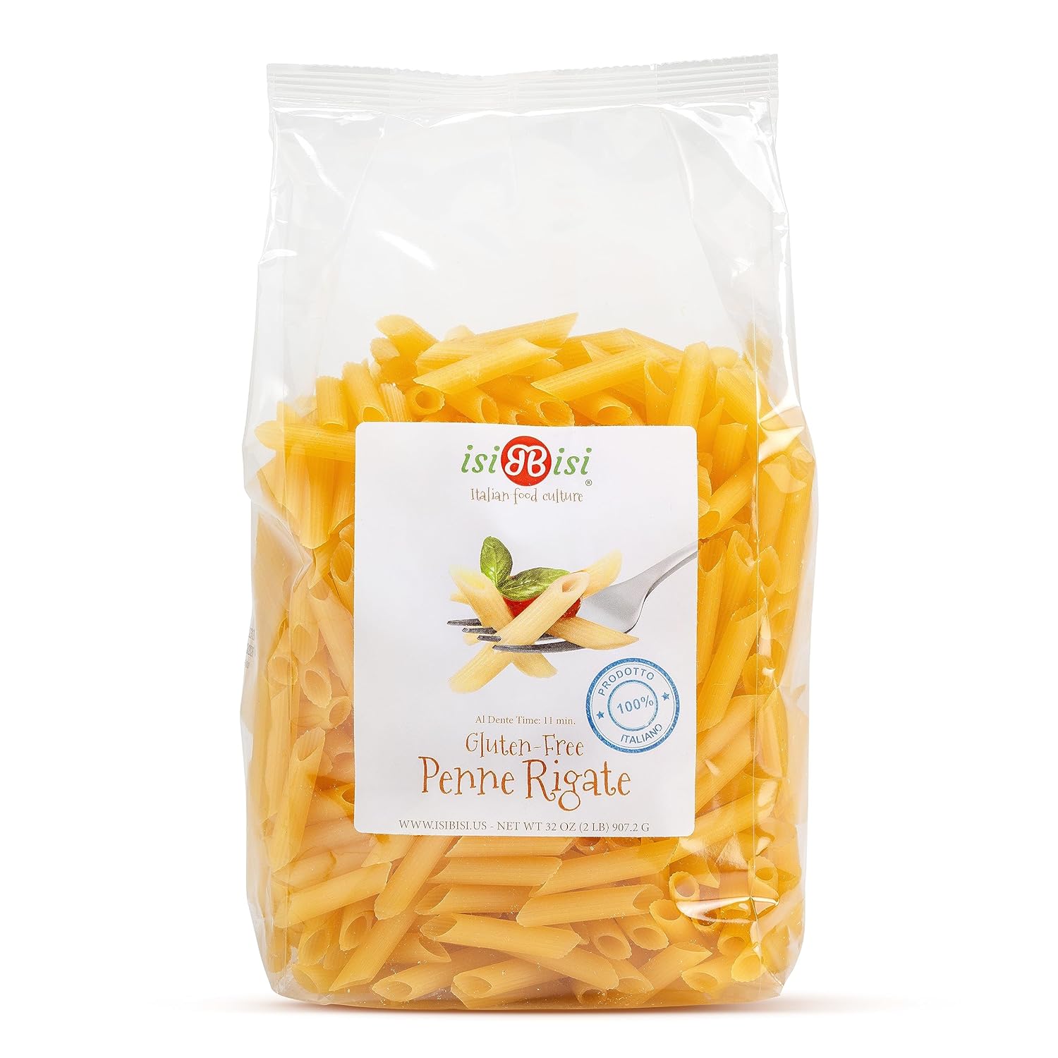Amazon.com : isiBisi Gluten Free Penne Rigate Pasta - Authentic ...