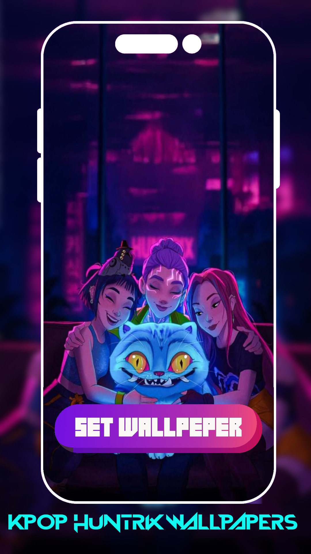 Girly K-Pop Huntrix Wallpapers for Girls & Tablets - Aplicativo na ...