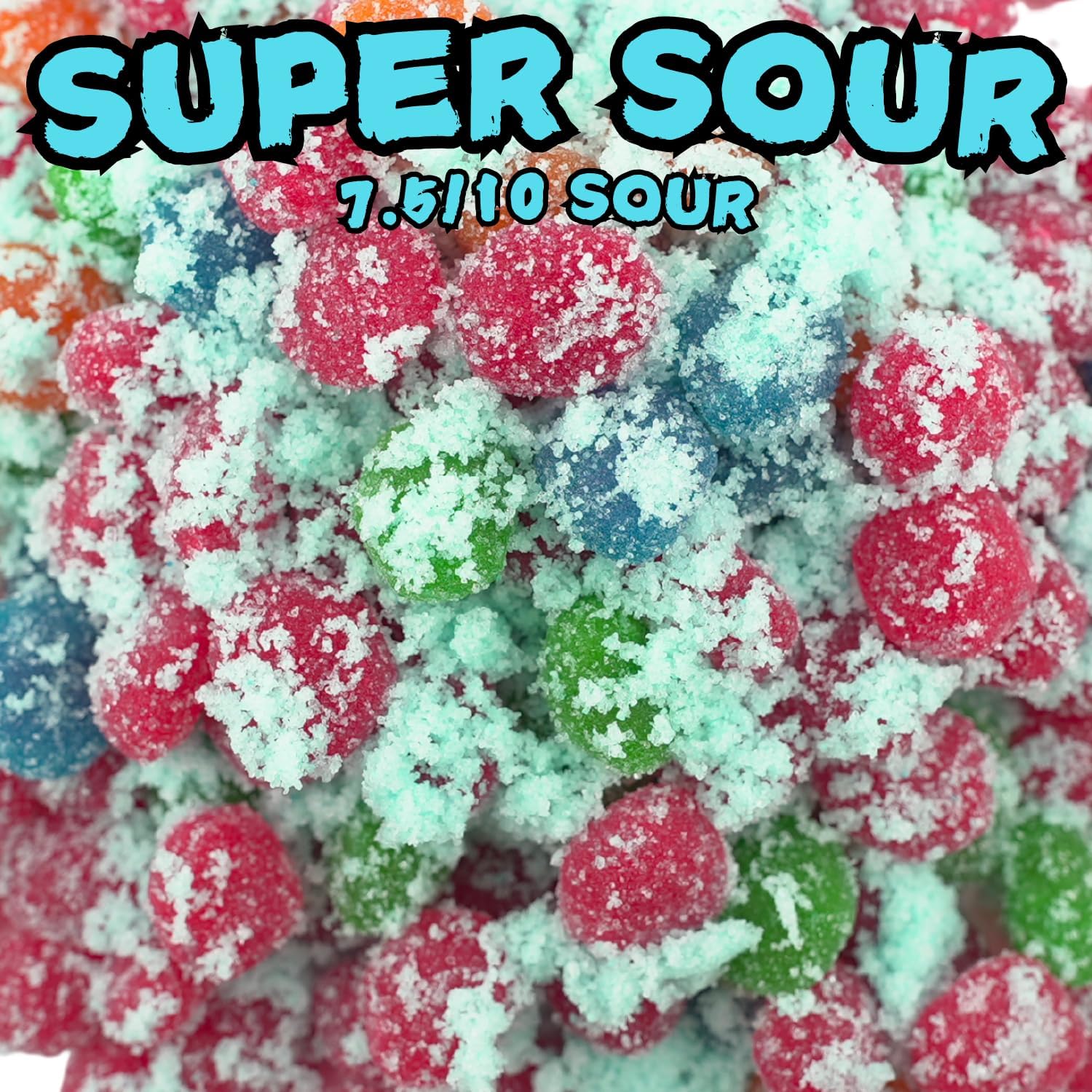 Amazon.com : Sour Blue Raspberry Gushers, 1POUND, Resealable Jar, With ...