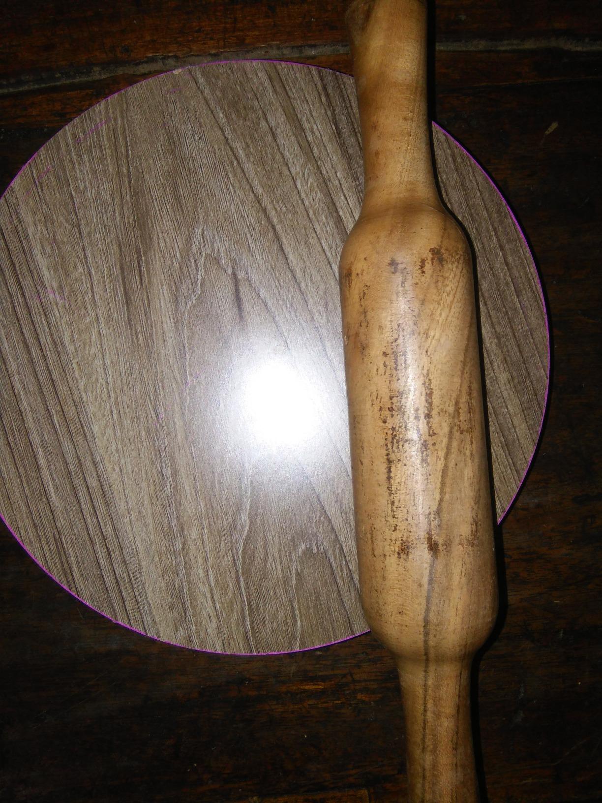 Buy MAMTA Creations Brown Wooden Belan for Chapati/Roti/paratha/Puri ...