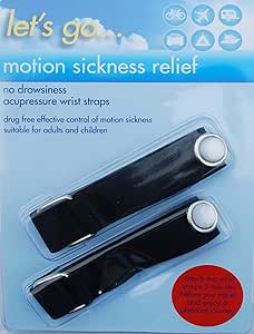 Motion Sickness Relief wrist straps bands Travel sick Acupressure ...