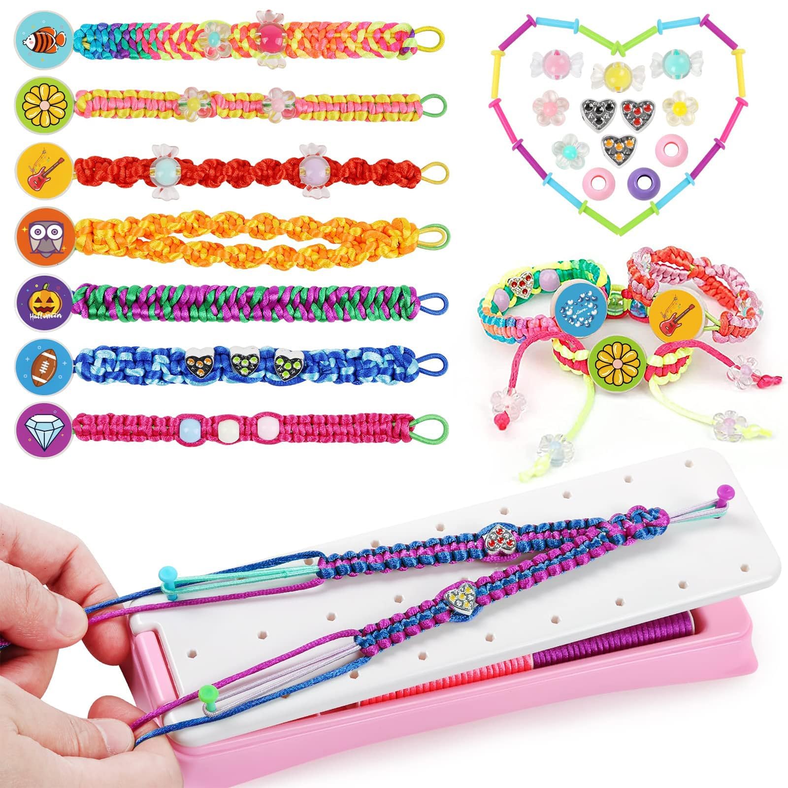 Bracelet Making Kit, Friendship Bracelet Making Kit, Loom Bands Kits ...