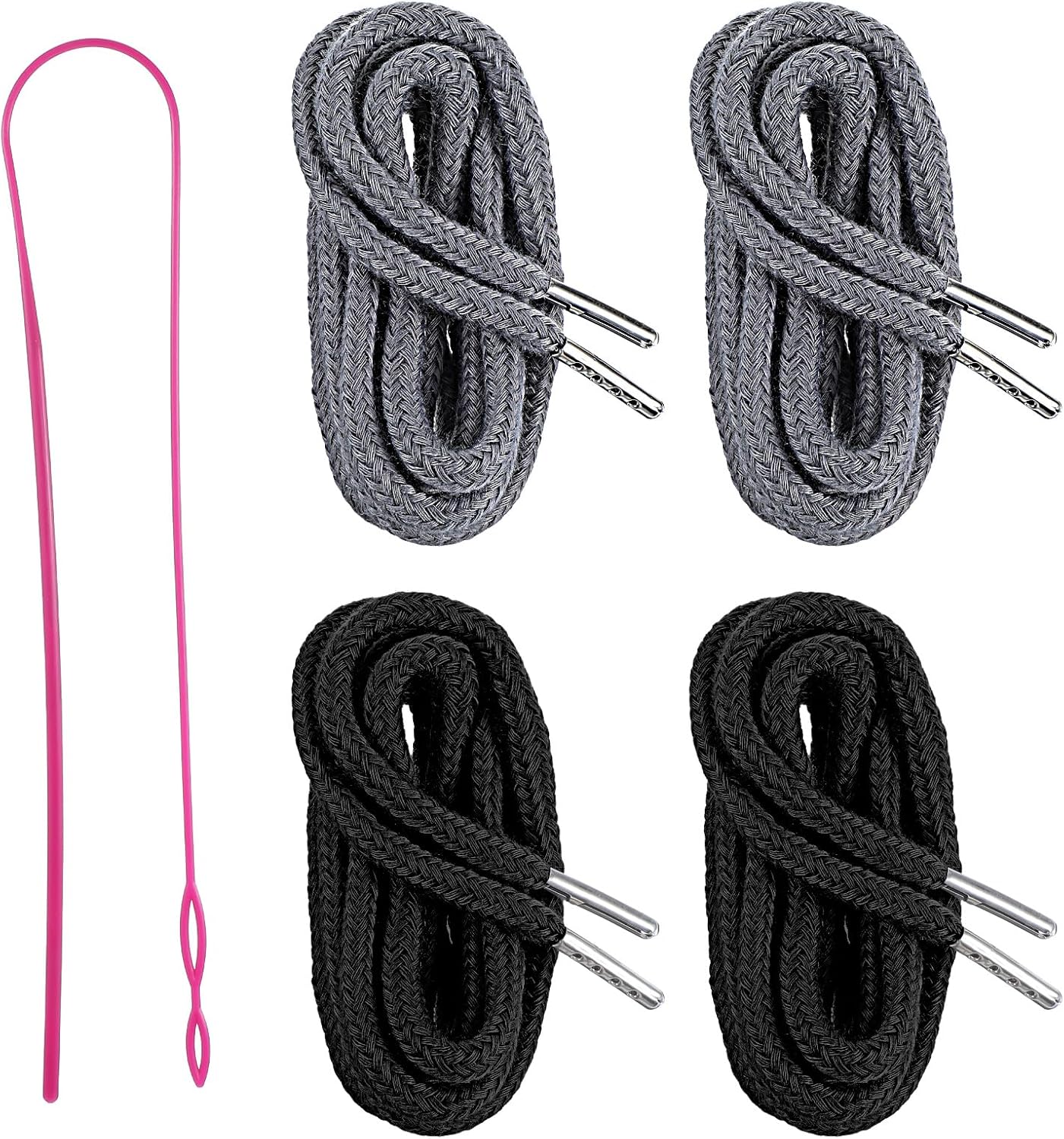 Amazon.com: 5 Pack Hoodie Drawstring Replacement Drawstrings with Easy ...