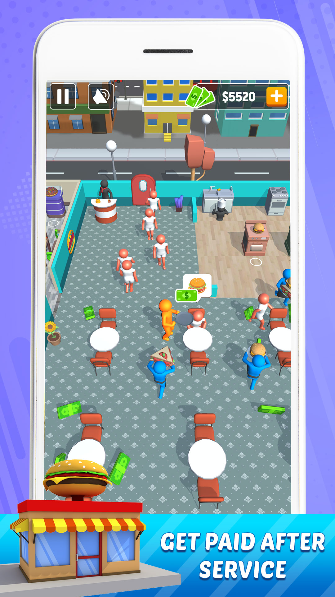 Dream City Restaurant Manager Food Restaurant Game Idle Clicker - 3D ...