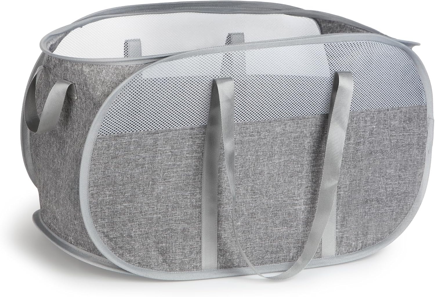 Amazon.com: Collapsible Laundry Baskets, Foldable Mesh Clothes Hamper ...