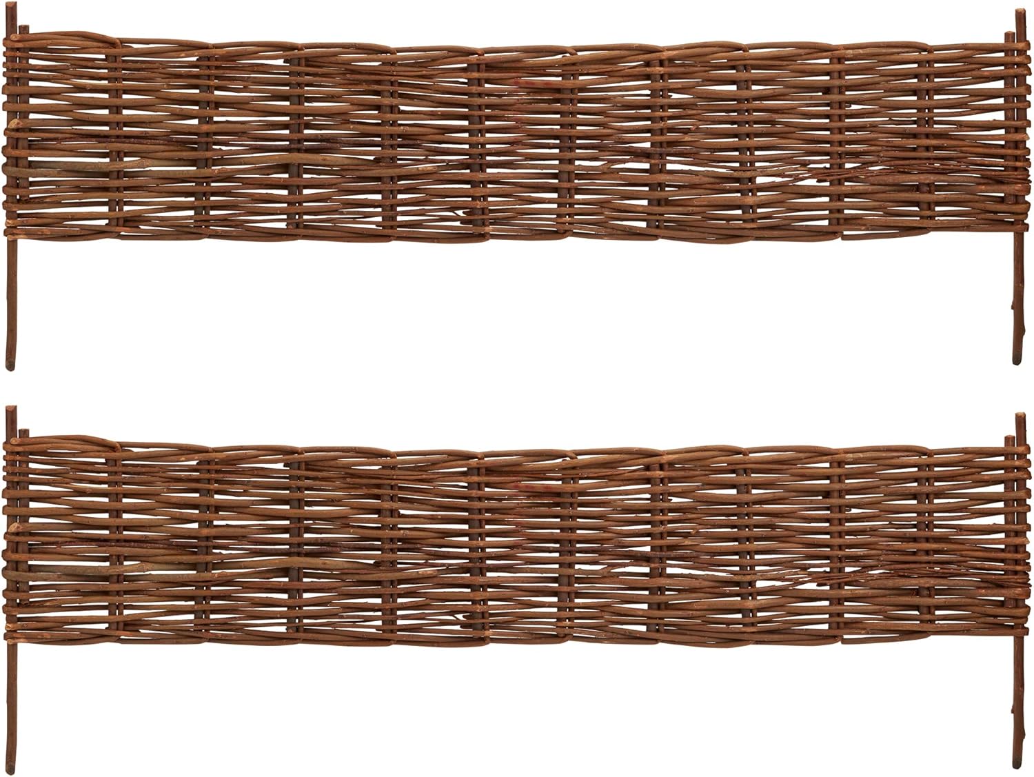 WALTONS EST. 1878 Woven Wooden Willow Borders Natural Garden Edging for ...