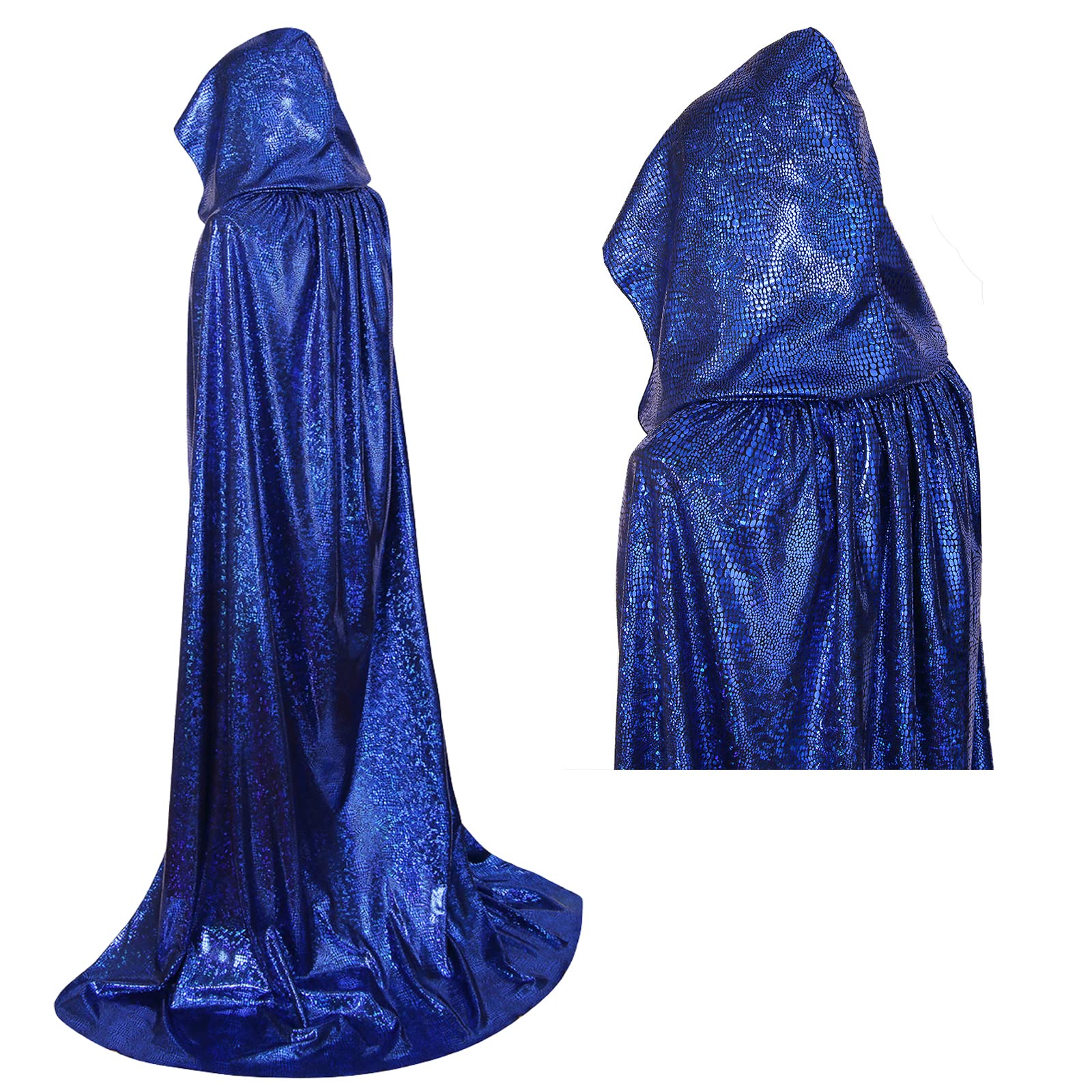 1 x Brand New maxToonrain Glitter Cape Halloween Full Length Bling Bli ...
