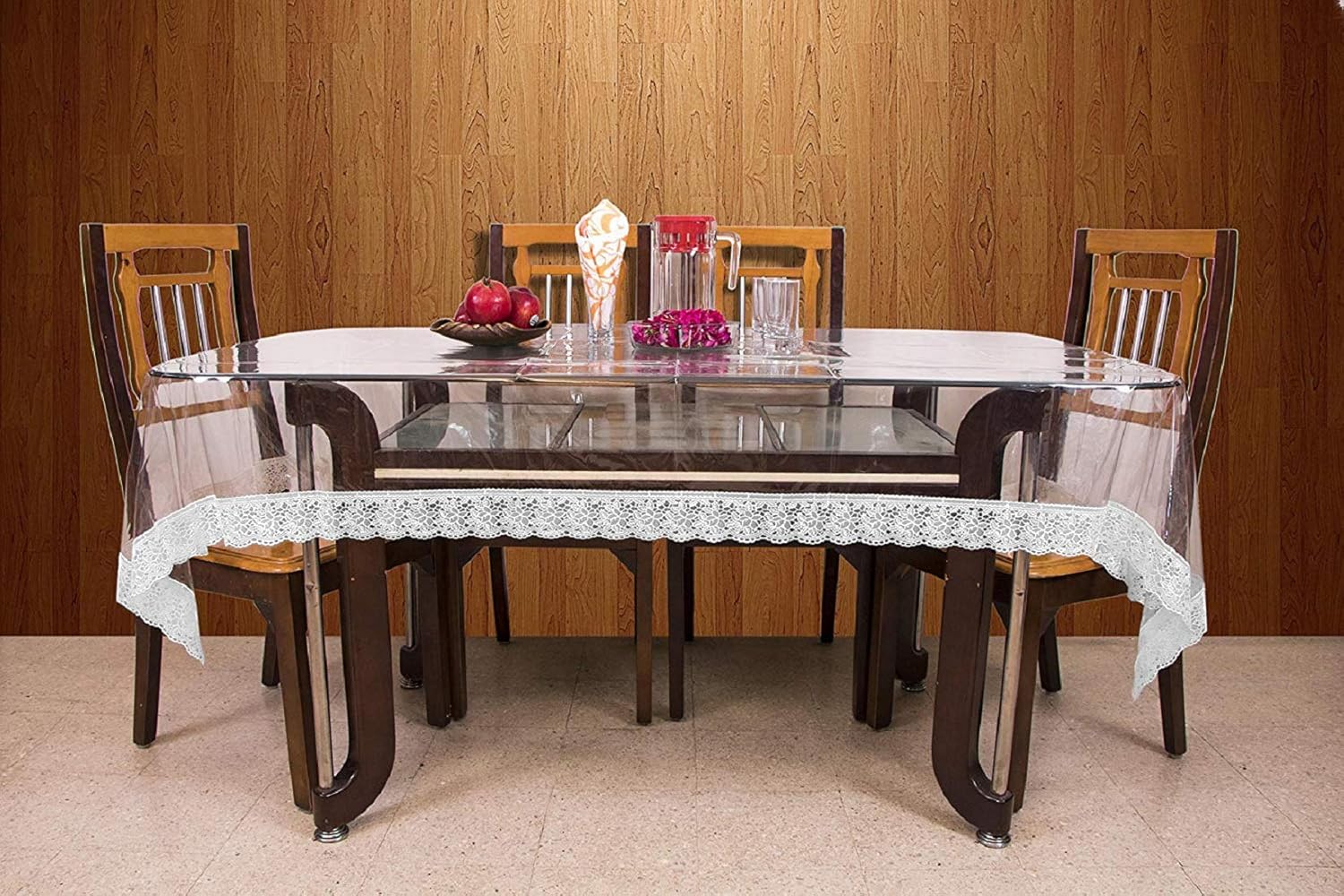 Buy Kuber Industries Dining Table Cover 6 Seater|Table Cloth|Table ...