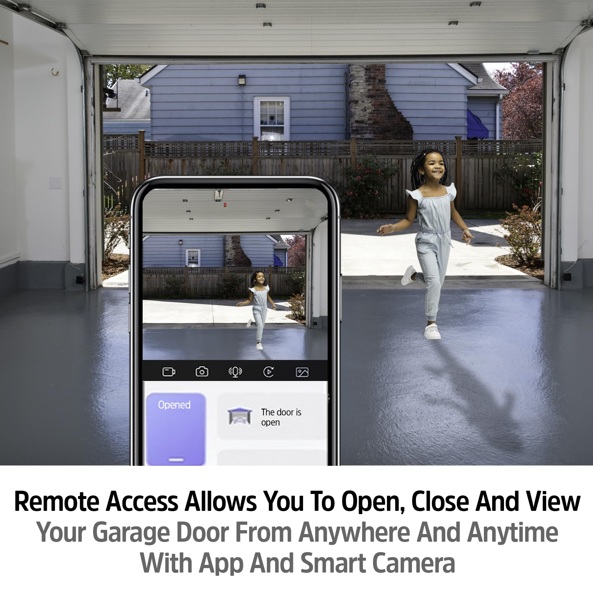 Snapklik.com : Energizer Smart 5GHz Garage Door Opener, 2K Camera ...