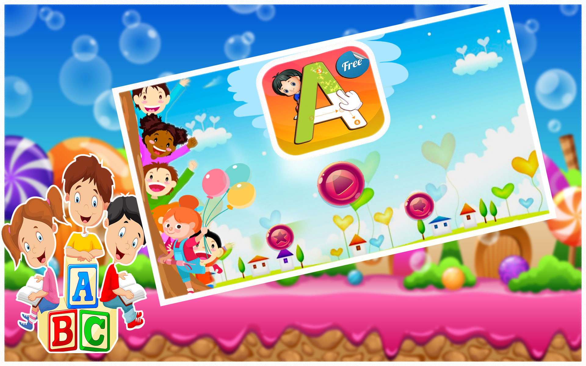 Learning Kids English Alphabet Count & Tracing Coloring free - App on ...