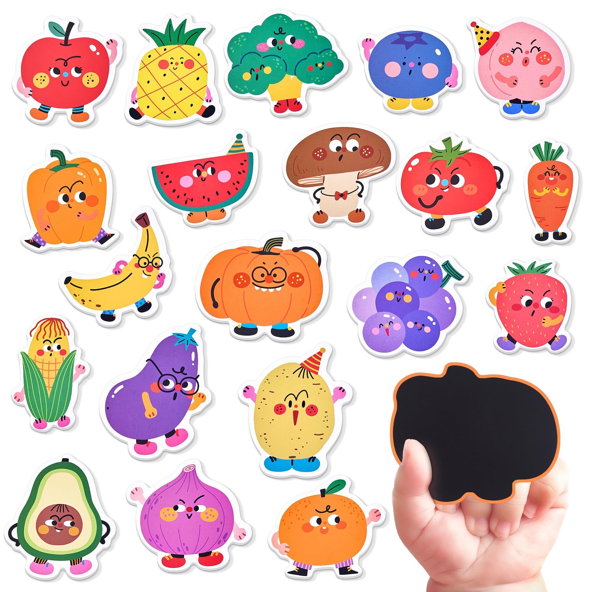 Snapklik.com : JoyCat Wooden Fridge Magnets For Toddlers & Kids 20 Cute ...
