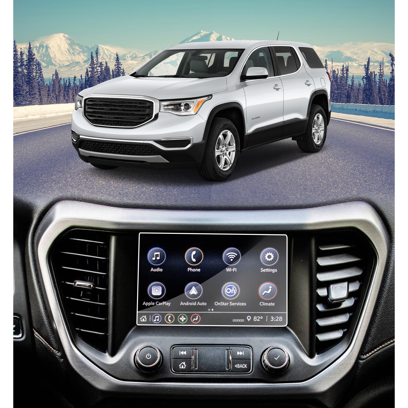 Amazon.com: PZSWUXIE for 2017-2021 2022 2023 GMC Acadia SLE/SLT/AT4 ...