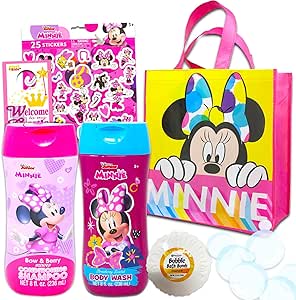 Amazon.com: Disney Minnie Mouse Bathroom Set for Kids, Toddlers ~ 5 Pc ...