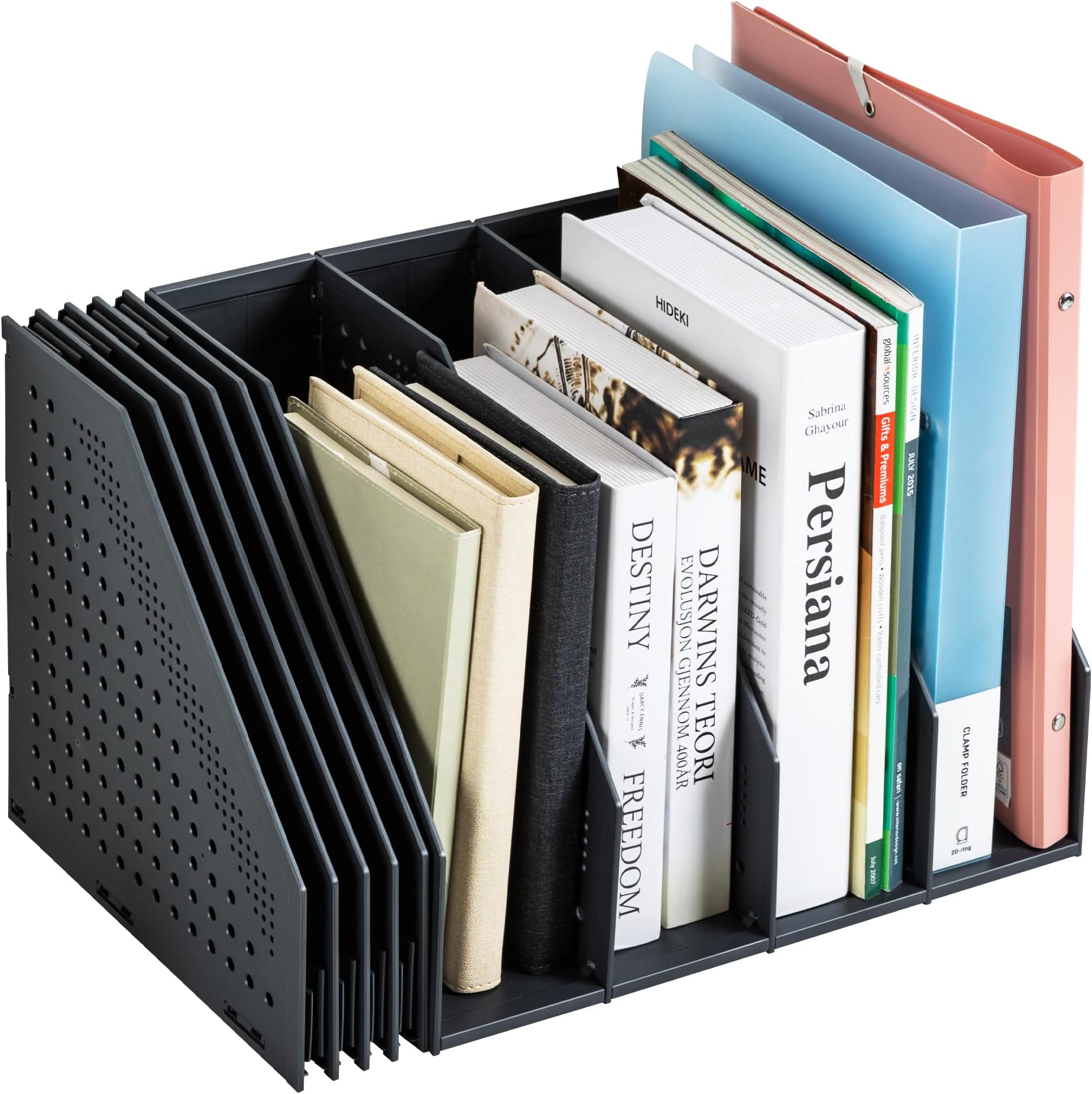 Amazon.com: Deli Collapsible Magazine File Holder, Desk Organizer ...