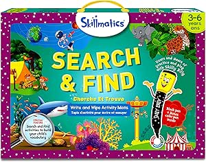 Skillmatics Search and Find Educational Game - Reusable Preschool ...
