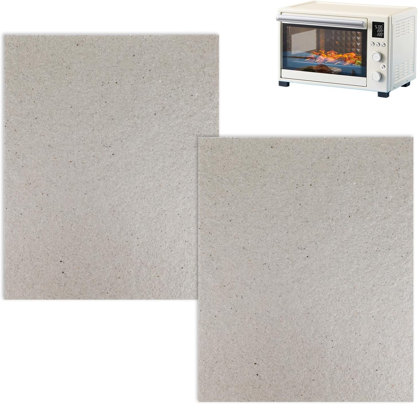 Amazon.com: 2 Pcs Microwave Waveguide Cover, Universal Square Mica ...