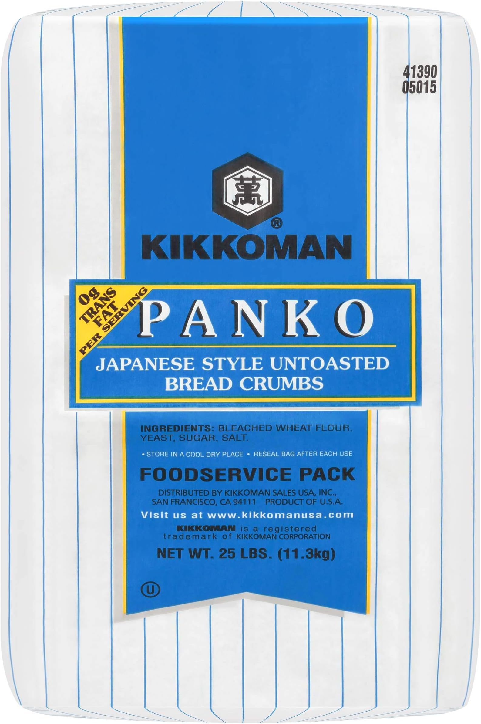 Amazon.com : Kikkoman Panko Japanese Style Untoasted Bread Crumb, 25 ...