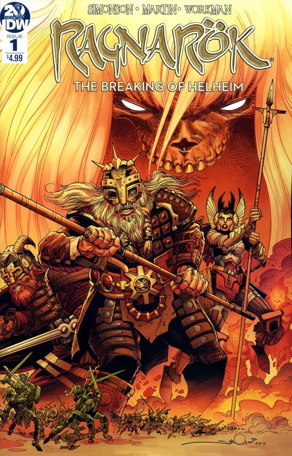 Amazon.com: Ragnarok: The Breaking of Helheim #1A VF/NM ; IDW comic ...