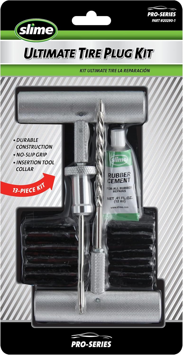 Amazon.com: Slime 20290-1 Tire Plug Kit Pro Series, Ultimate Reamer ...