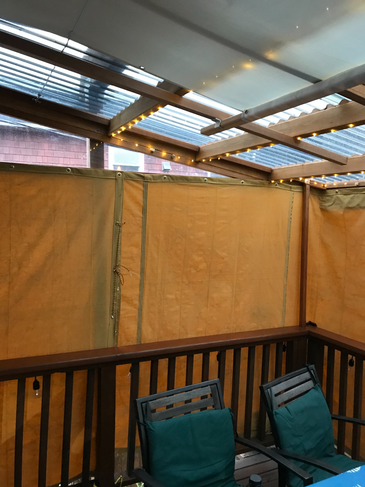 7X9 18oz Heavy Duty Canvas Tarp with Grommets - Tan- Water Resistant ...