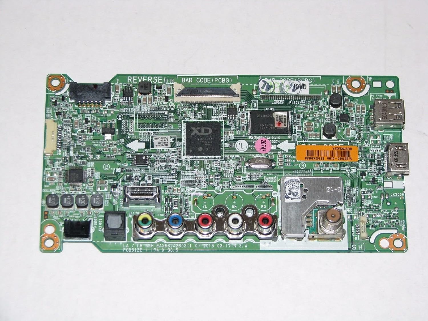 Amazon.com: Waves Parts LG 55LF6000 Specific Motherboard EBT63439838 ...