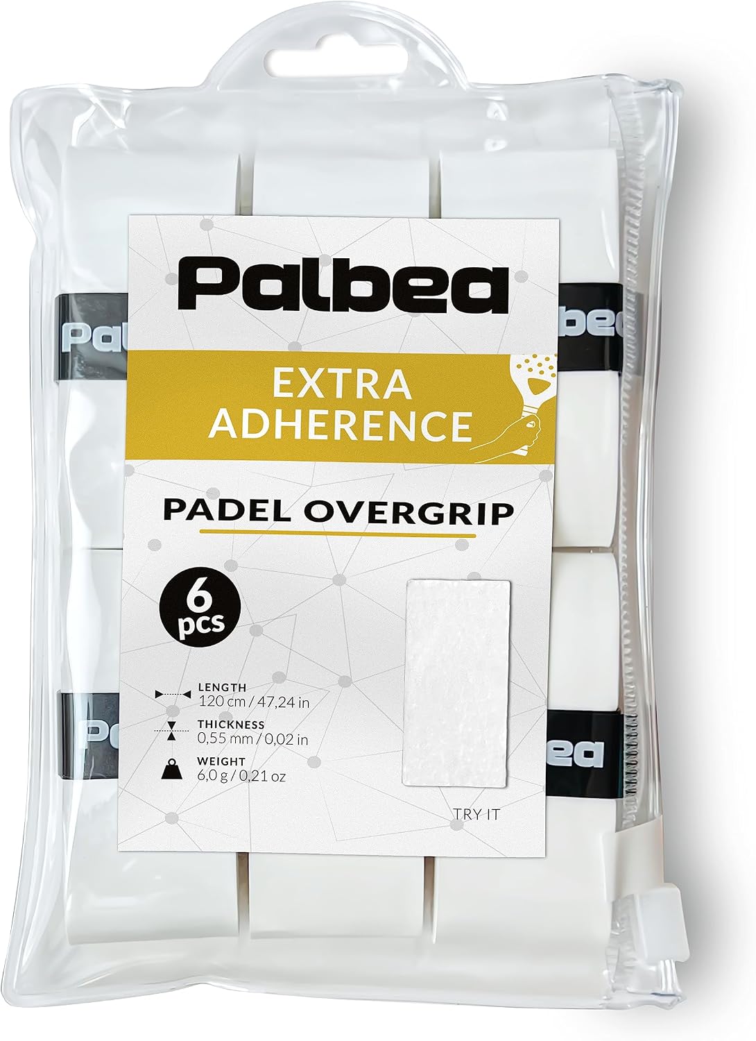 Padel Racket Grip Tape - Packs of 3/6/12/22/60. Padel Tennis Racket ...